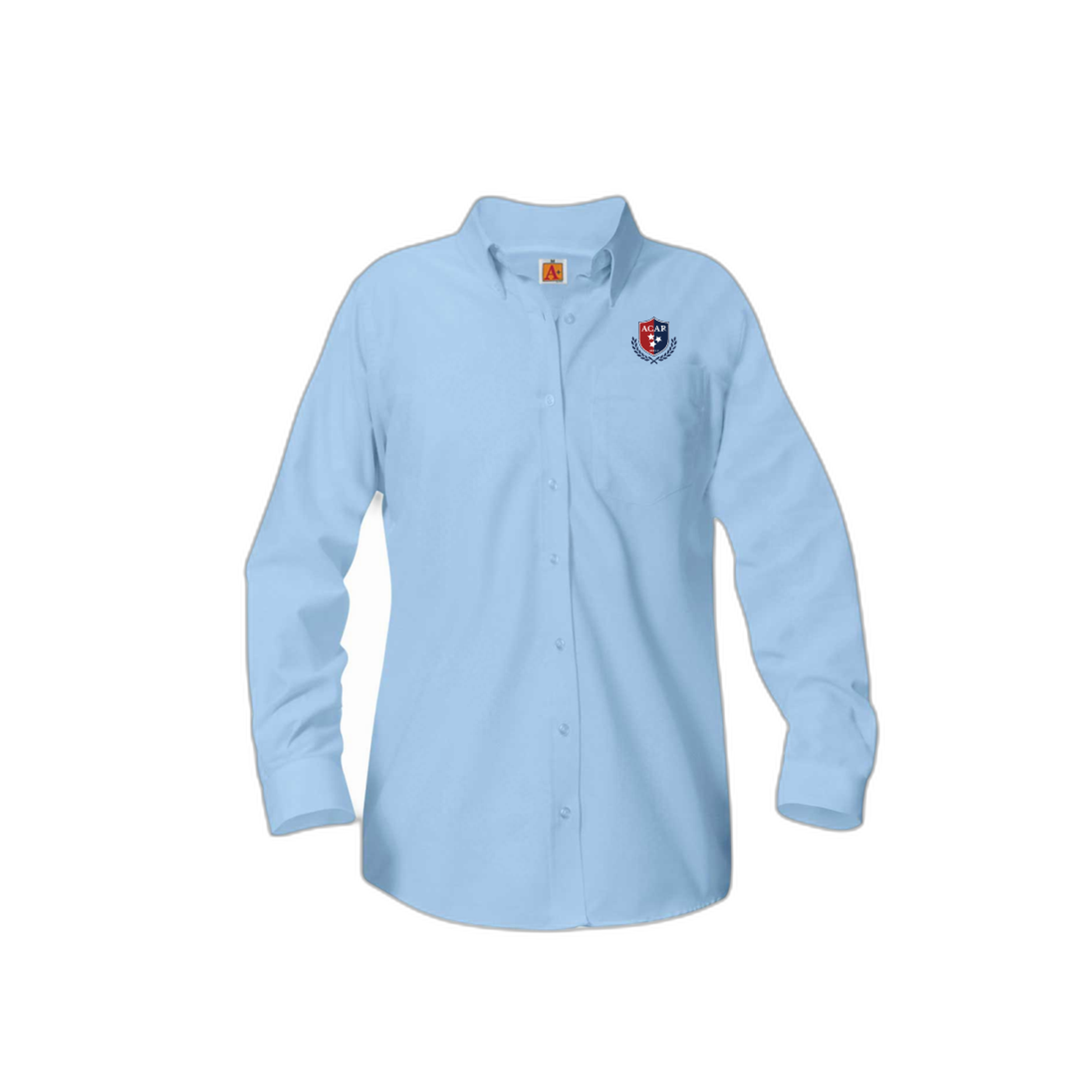 Girls Long-Sleeve Oxford – Max & Alice School Uniforms