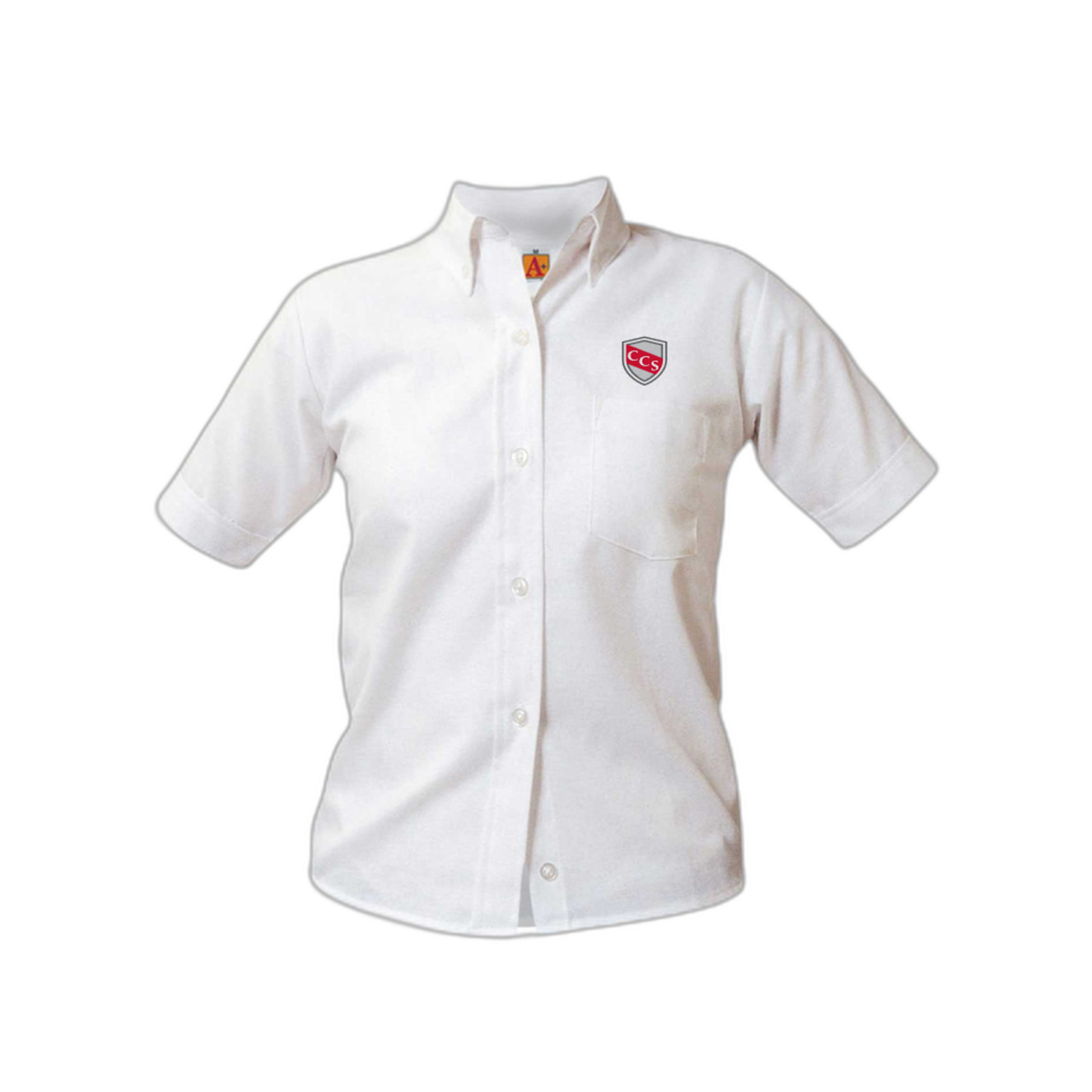 Girls Short-Sleeve Oxford – Max & Alice School Uniforms