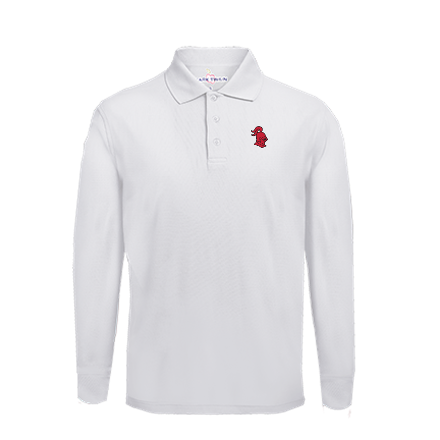 TCS Dry-Fit Long-Sleeve Unisex Polo – Max & Alice School Uniforms