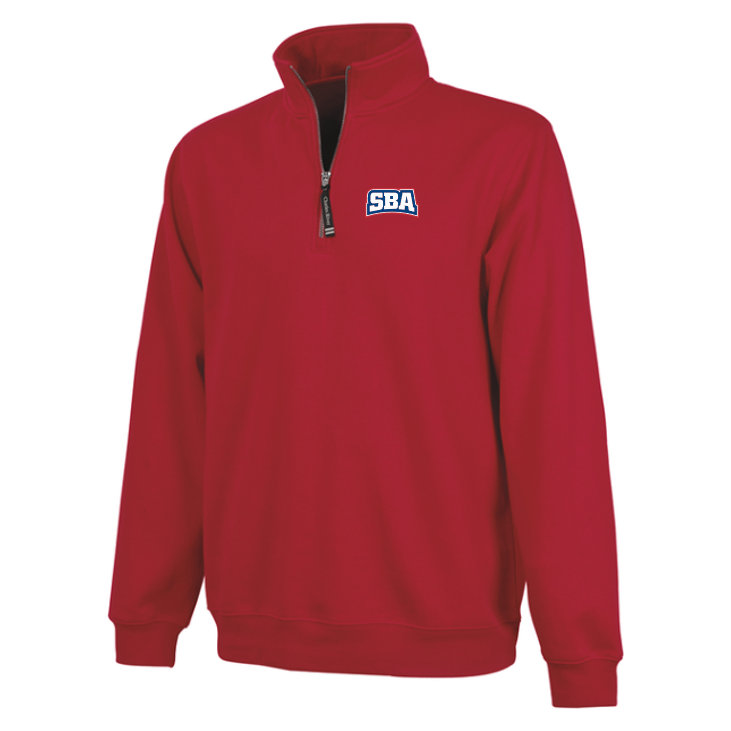 SBA quarter-zip sweatshirt – Max & Alice School Uniforms